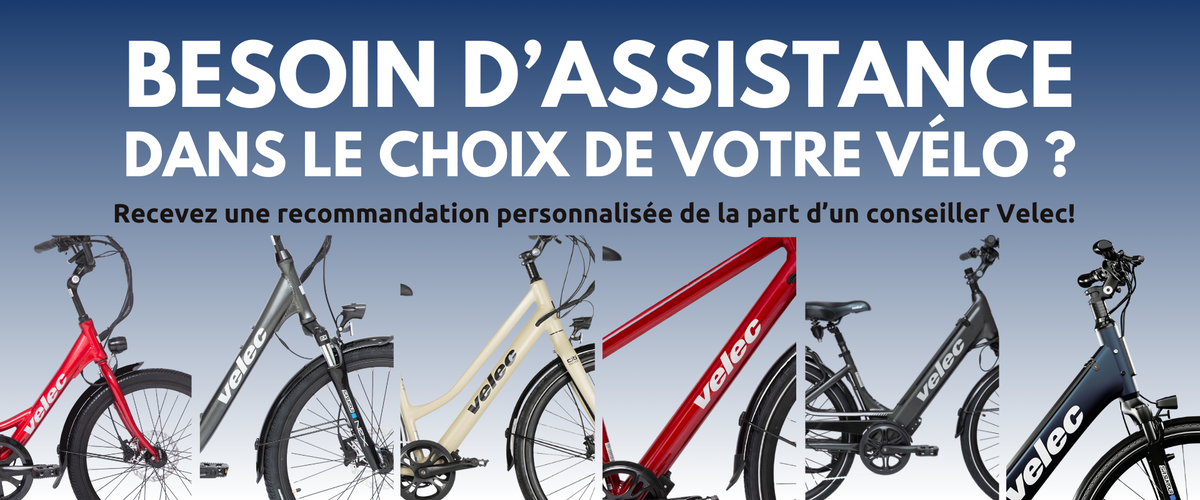Tous les vélos électriques Velec